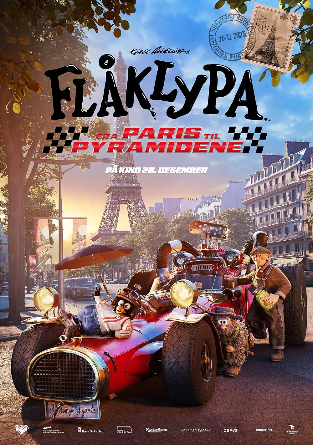 Rally from Paris to the Pyramids (Flåklypa - Fra Paris til pyramidene ...